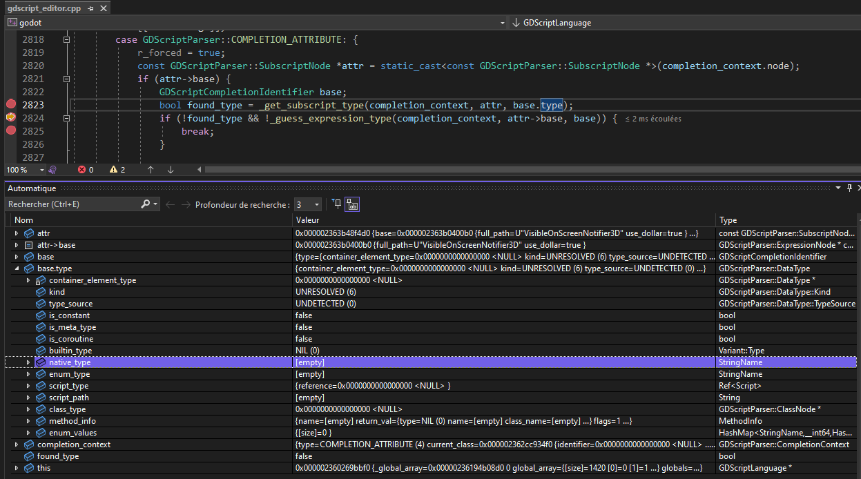 Godot 4: Autocompletion for relative nodes ($ selector) doesn't work ...