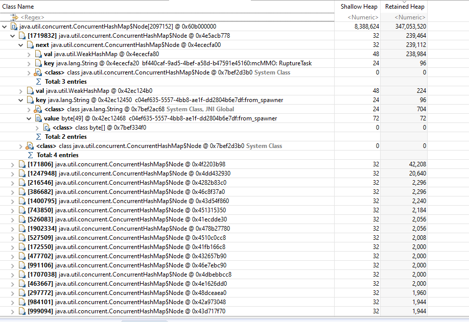 Memory leak with metadata (v2.1.205) · Issue #4670 · mcMMO-Dev/mcMMO · GitHub