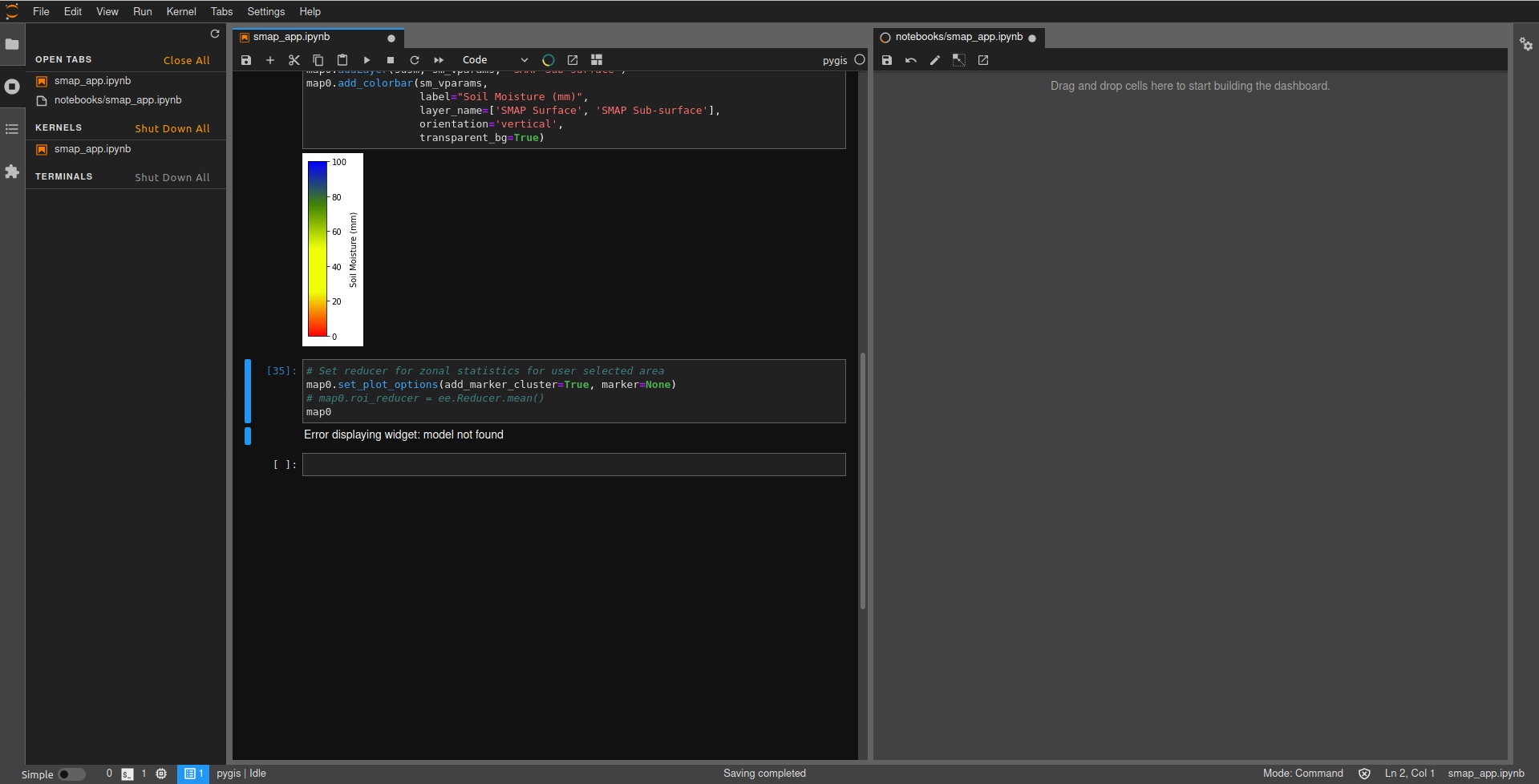 Widget not displayed in gridstack · Issue #132 · voila-dashboards/voila-gridstack · GitHub