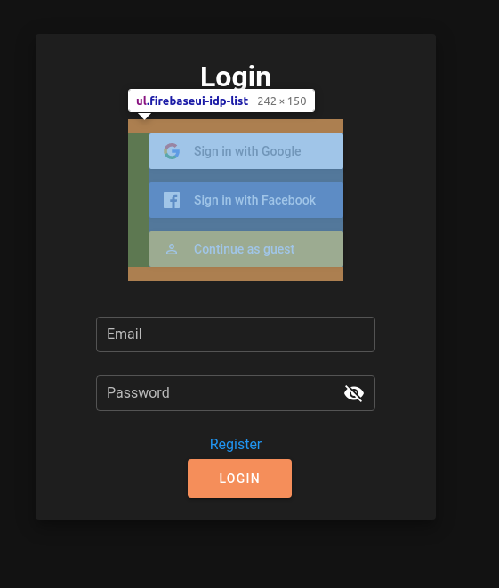 Oauth Elements Not Centered · Issue 729 · Firebasefirebaseui Web · Github 8515