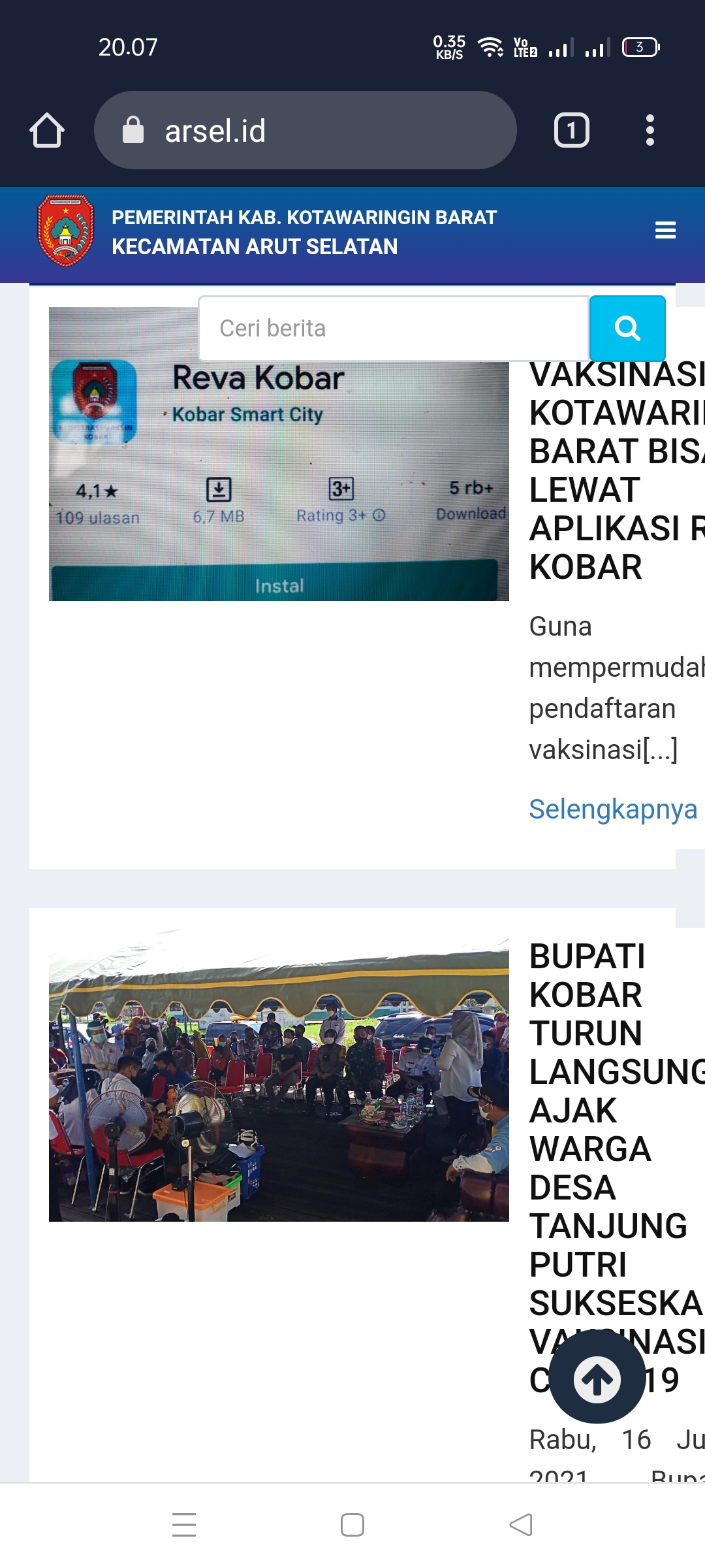 Mobile view, tampilan Halaman Muka. · Issue #252 · OpenSID/OpenDK · GitHub