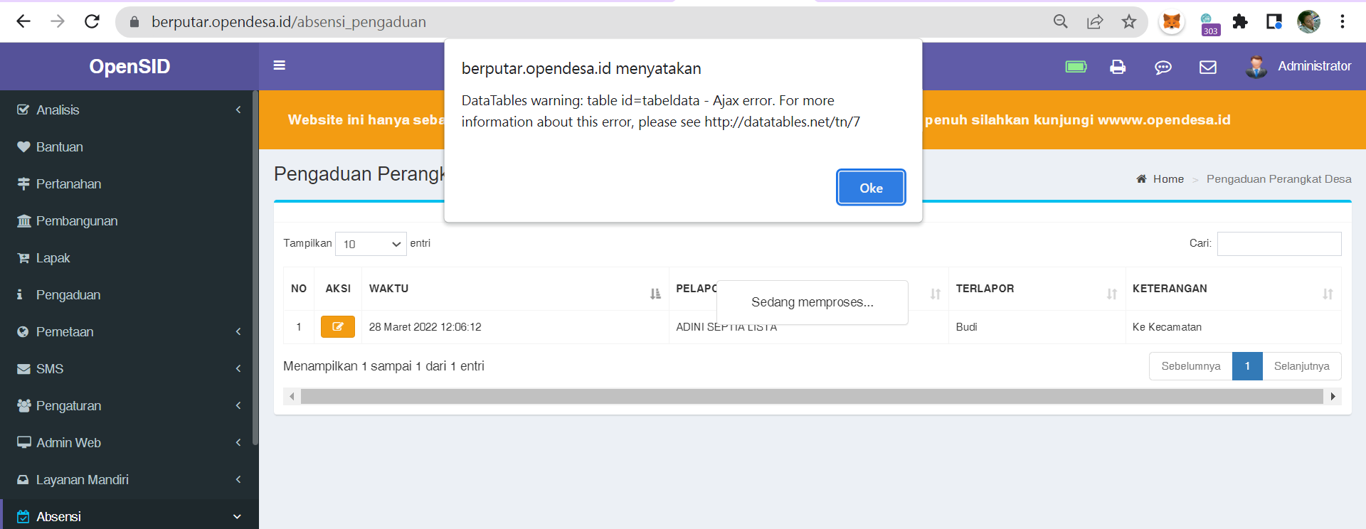 Bug/error: · Issue #5092 · OpenSID/OpenSID · GitHub