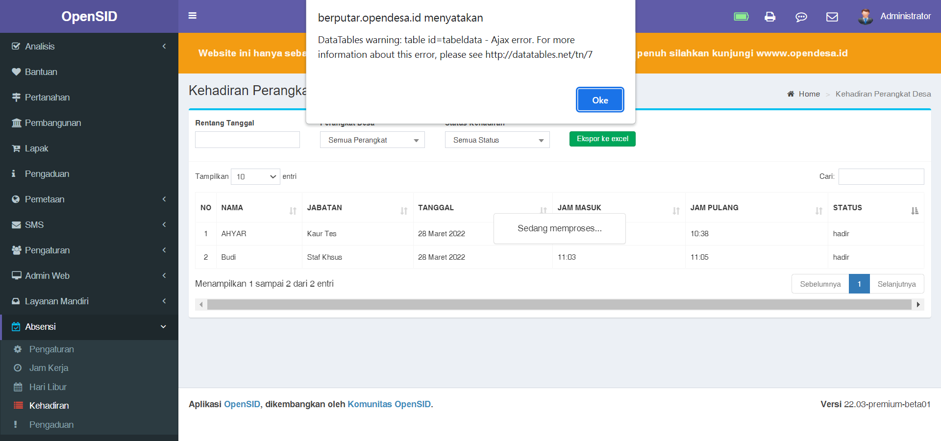 Bug/error: · Issue #5092 · OpenSID/OpenSID · GitHub