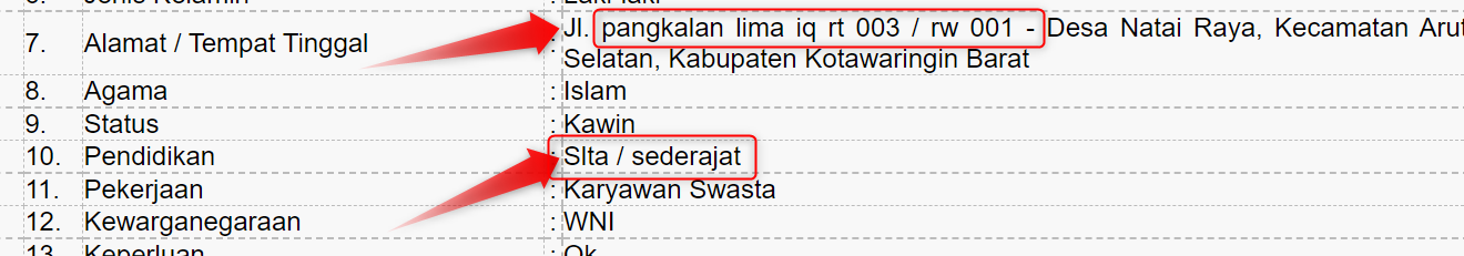 Bug/error: Tulisan Pada Surat Tidak Sesuai mulai KOP sampai bawah TTD ... Bug/error: Tulisan Pada Surat Tidak Sesuai mulai KOP sampai bawah TTD ...