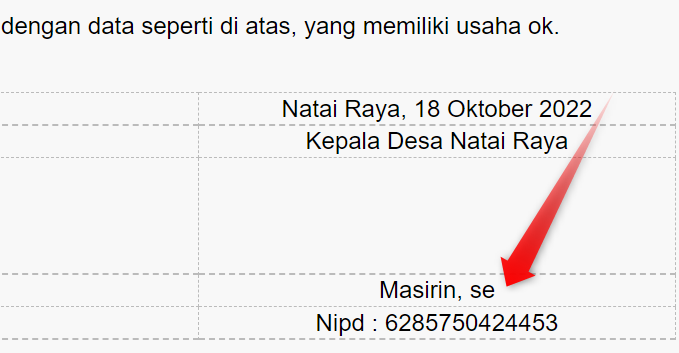 Bug/error: Tulisan Pada Surat Tidak Sesuai mulai KOP sampai bawah TTD ... Bug/error: Tulisan Pada Surat Tidak Sesuai mulai KOP sampai bawah TTD ...