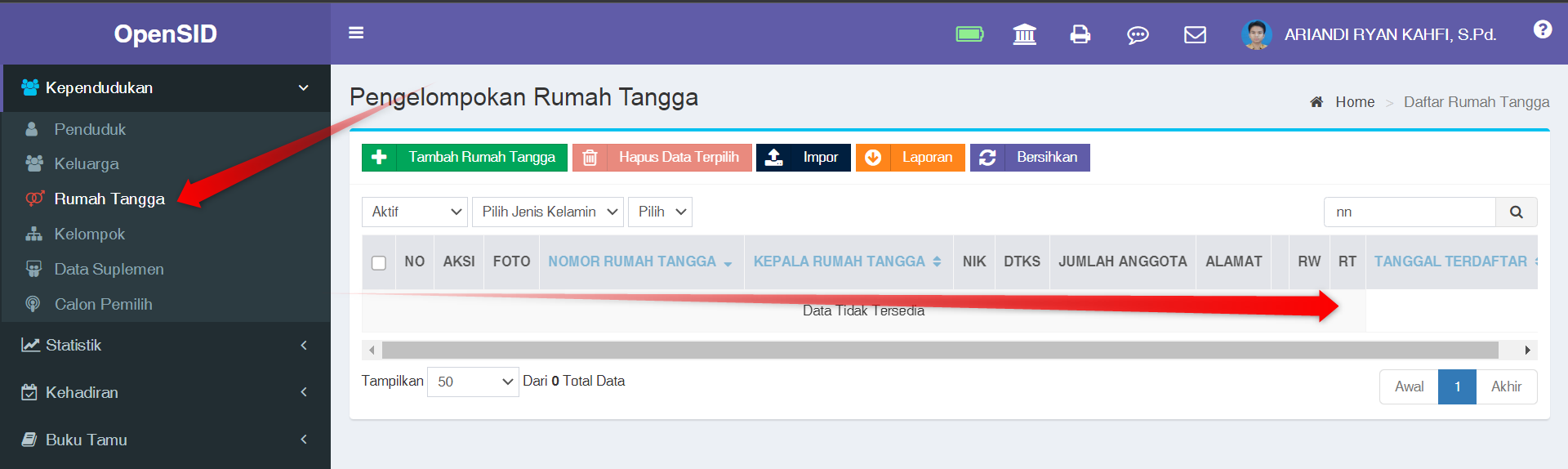 Bugerror Tabel Penduduk Kurang Lengkap Saat Tampil Data Tidak Tersedia · Issue 6889 