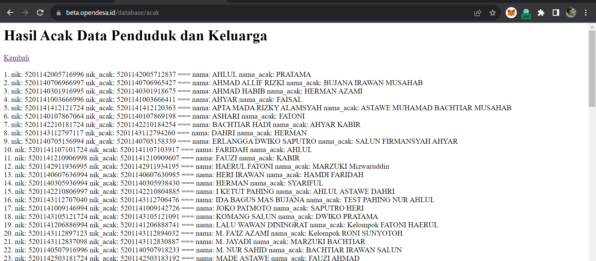 Bug/error: akses https://beta.opendesa.id/database/acak berantakan · Issue #7057 · OpenSID ...