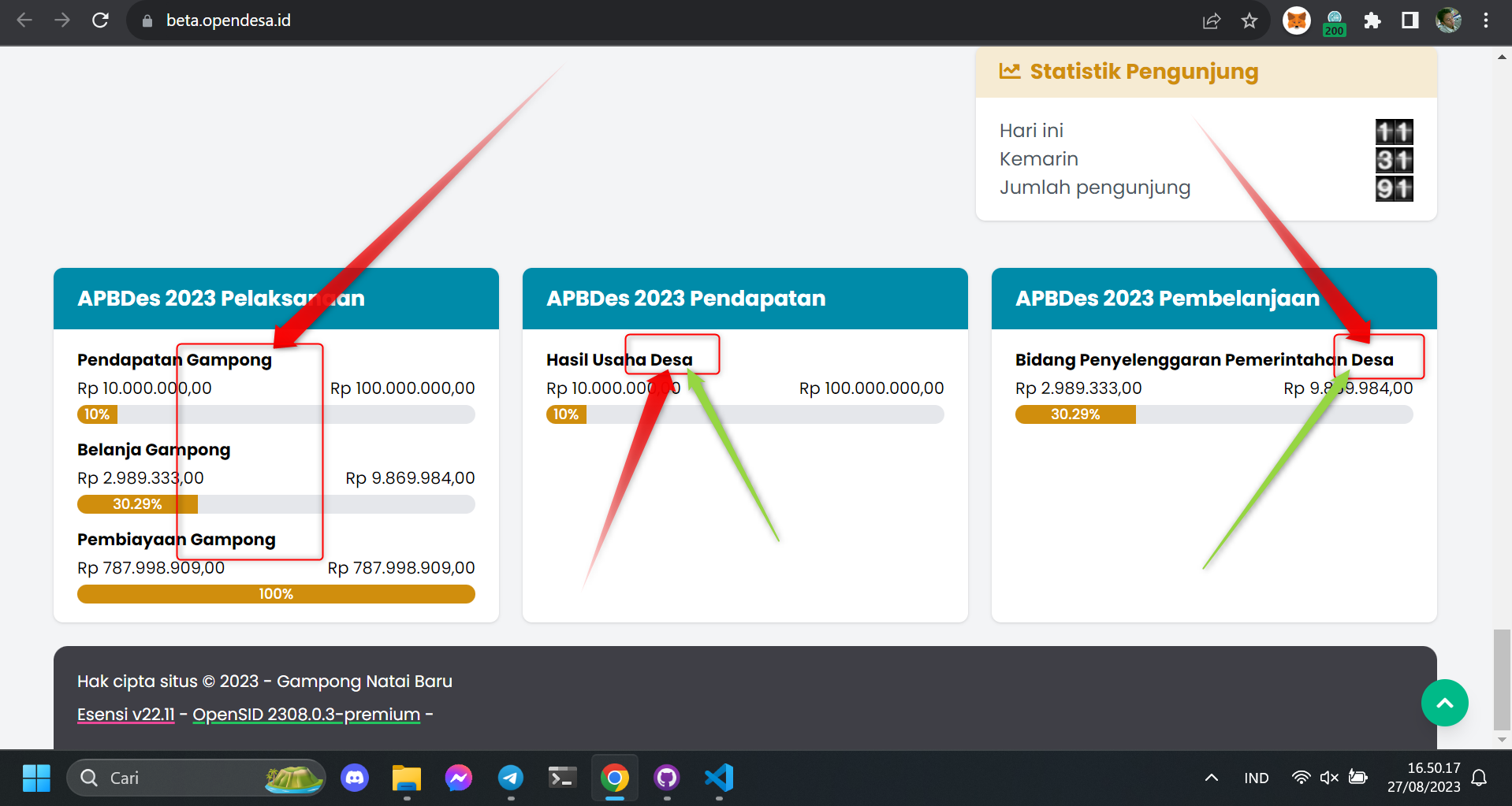 Bugerror Sebutan Desa Tidak Sesuai Pengaturan Pada Grafik Apbdesa · Issue 7082 · Opensid 