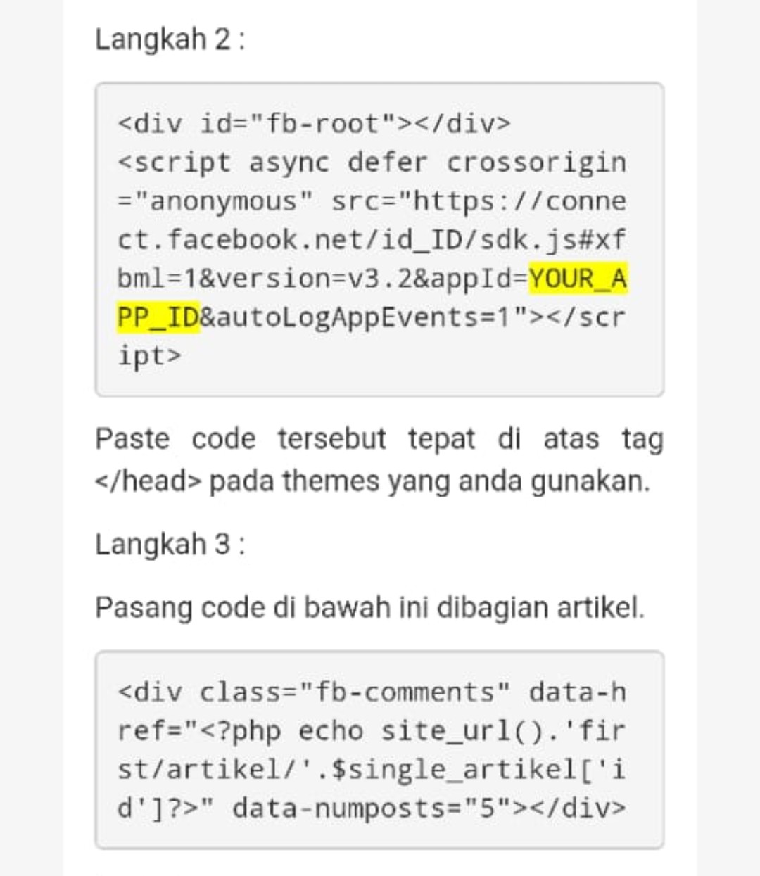 Script Code Pada Artikel Mendadak Error · Issue #1993 · OpenSID/OpenSID ...