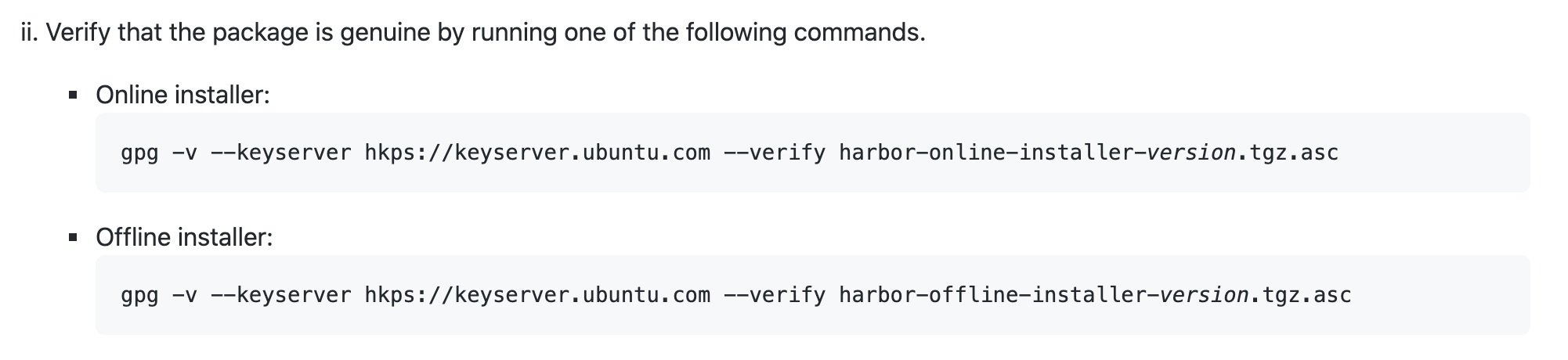 Online documentation: mismatch between web and repo · Issue #12485 · goharbor/harbor · GitHub
