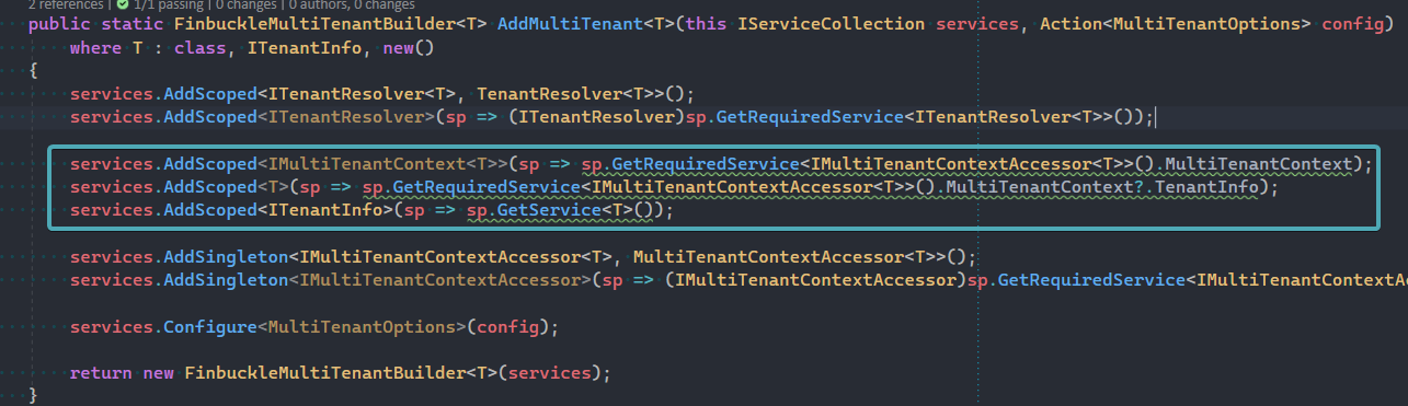 Improve library with nullable reference types · Issue #487 · Finbuckle/Finbuckle.MultiTenant ...