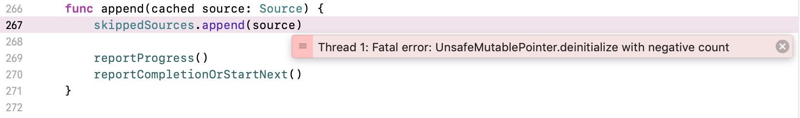 [Kingfisher 5.3] Prefetcher Fatal error: UnsafeMutablePointer.deinitialize with negative count ...