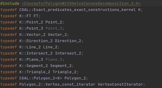PolygonWithHolesConvexDecomposition_2 how to include file · Issue #6697 · CGAL/cgal · GitHub