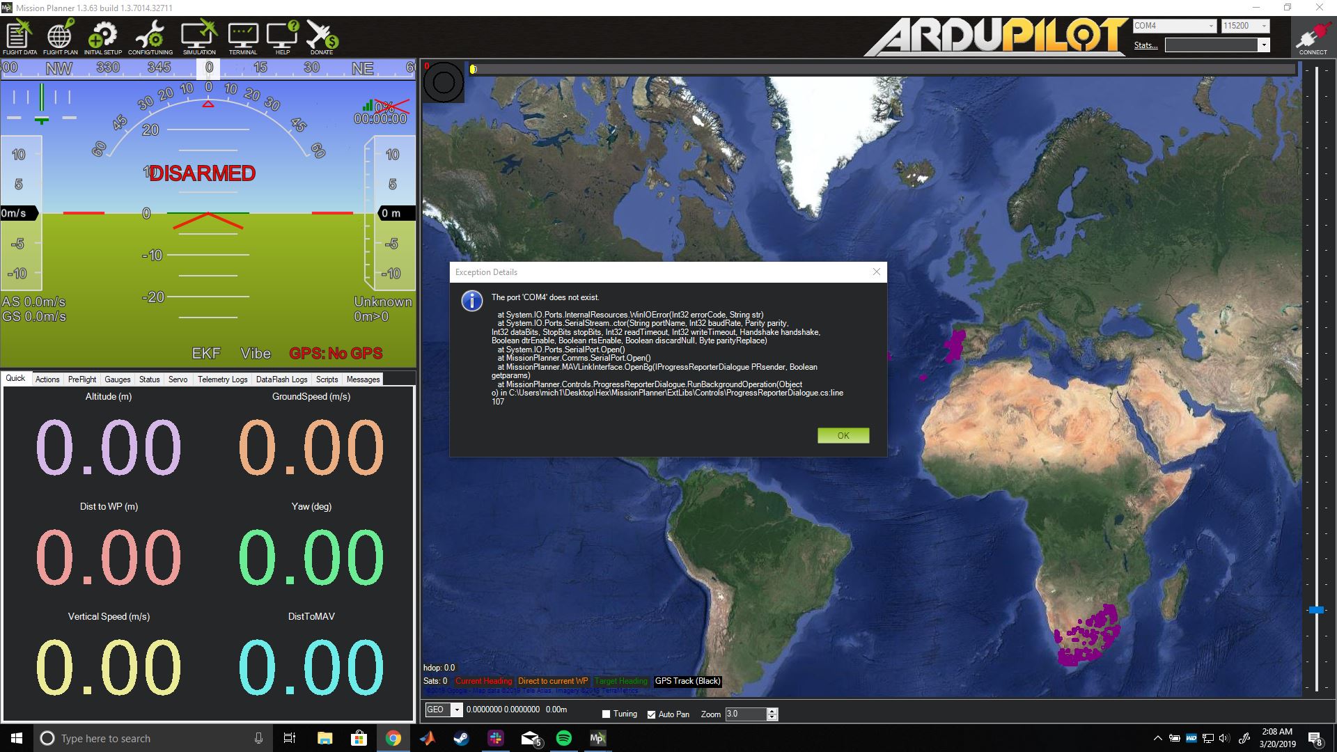 COM Port Not Appearing/Custom Firmware Issue · Issue #2103 · ArduPilot/MissionPlanner · GitHub