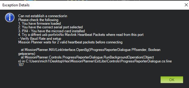 COM Port Not Appearing/Custom Firmware Issue · Issue #2103 · ArduPilot/MissionPlanner · GitHub