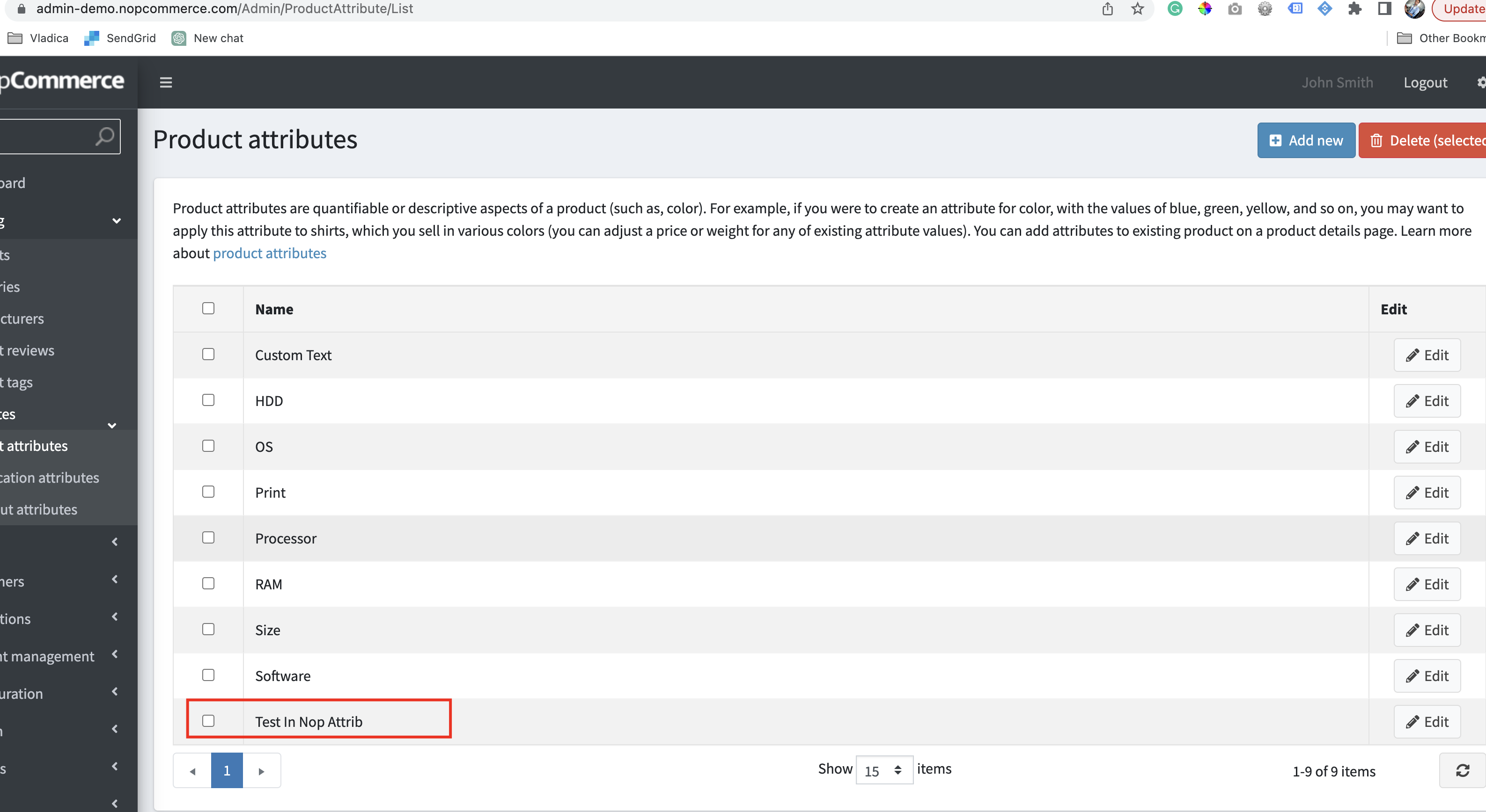 Product Attribute deletion issue · Issue #6677 · nopSolutions/nopCommerce · GitHub