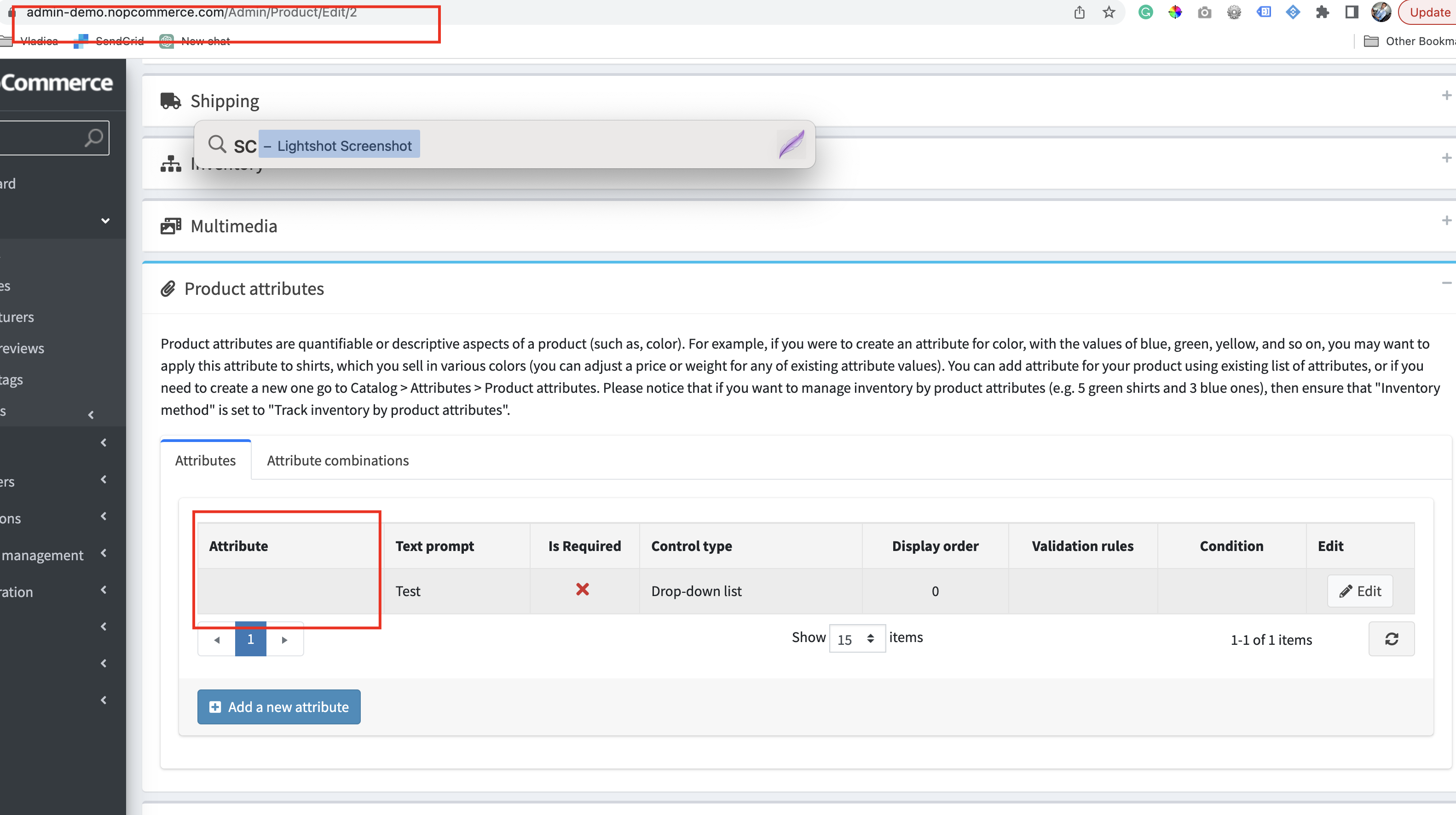 Product Attribute deletion issue · Issue #6677 · nopSolutions/nopCommerce · GitHub