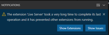 Extension Live Server Visual Studio Code issue · Issue #747 · ritwickdey/vscode-live-server · GitHub