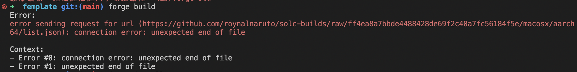 Connection refused when run `forge build` in China. · Issue #4044 ...
