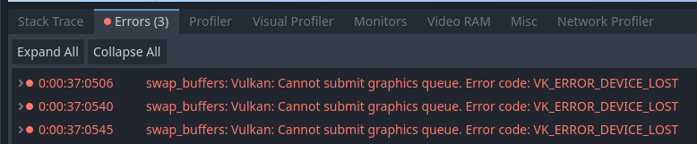 Godot (4.1.1) losses vulkan device with Intel Arc · Issue #512 · IGCIT/Intel-GPU-Community-Issue ...