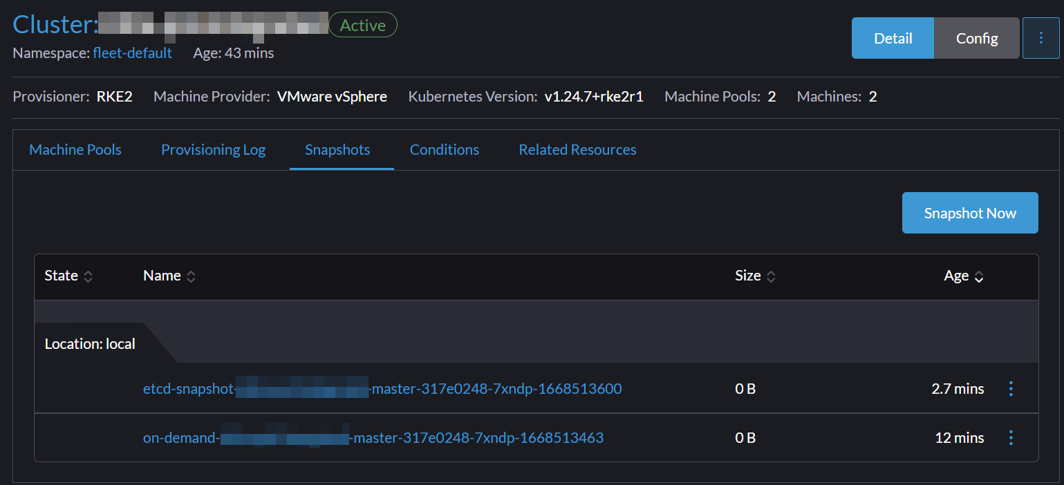[BUG] etcd snapshots to S3 are not working properly · Issue #39605 · rancher/rancher · GitHub