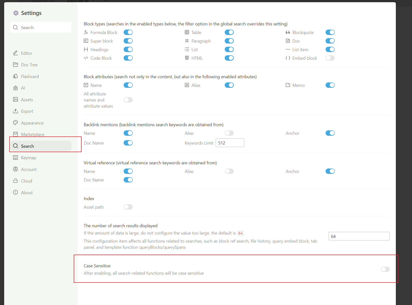 Full Text Search Should Be Case Insensitive · Issue 8562 · Siyuan Note Siyuan · Github