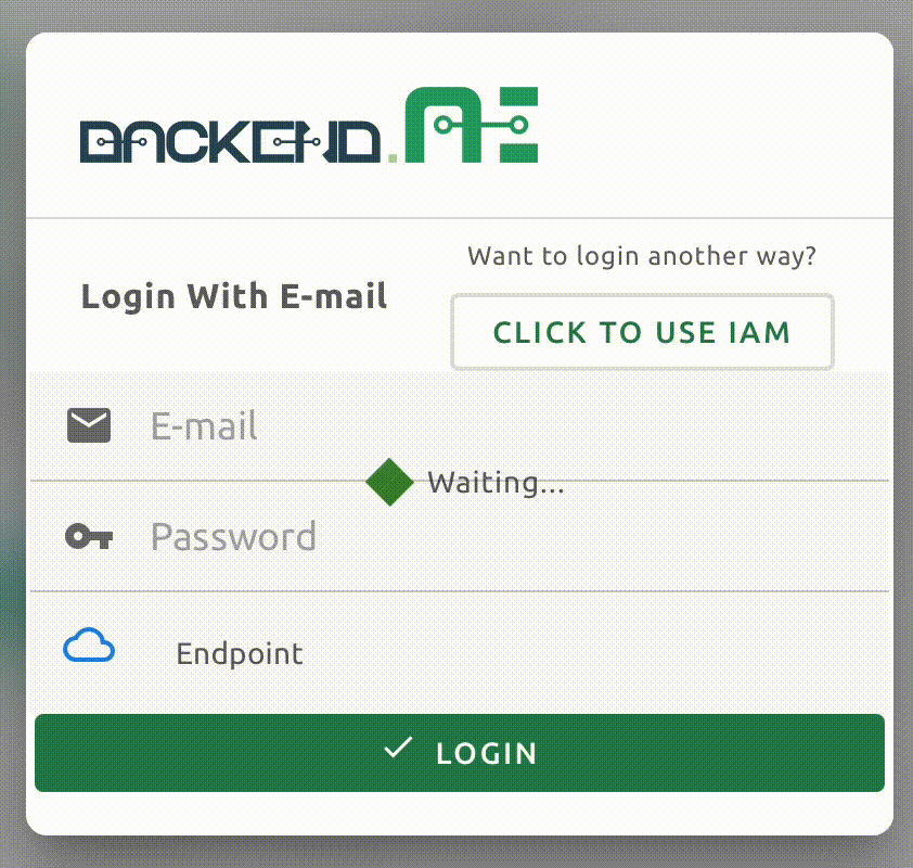 Waiting animation shows up when session cookies for login is empty ...
