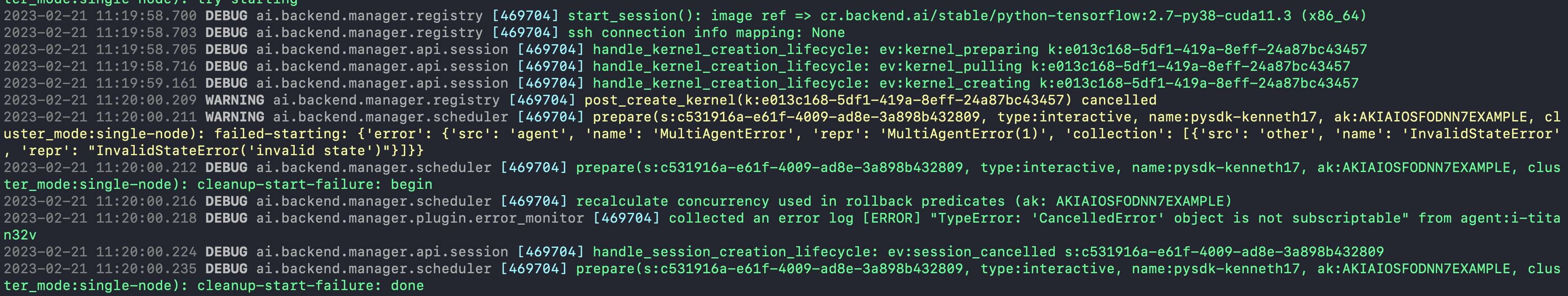 Cannot Execute Session Using Gpu Resource In 23 03 0dev0 Version · Issue 1058 · Lablup Backend