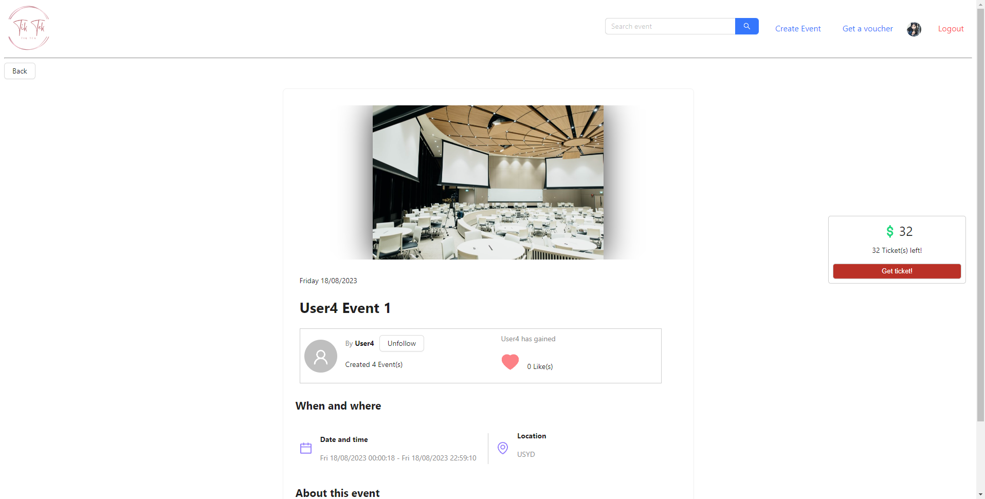 GitHub - JackyChen98/Event-Management-System: A event management system ...