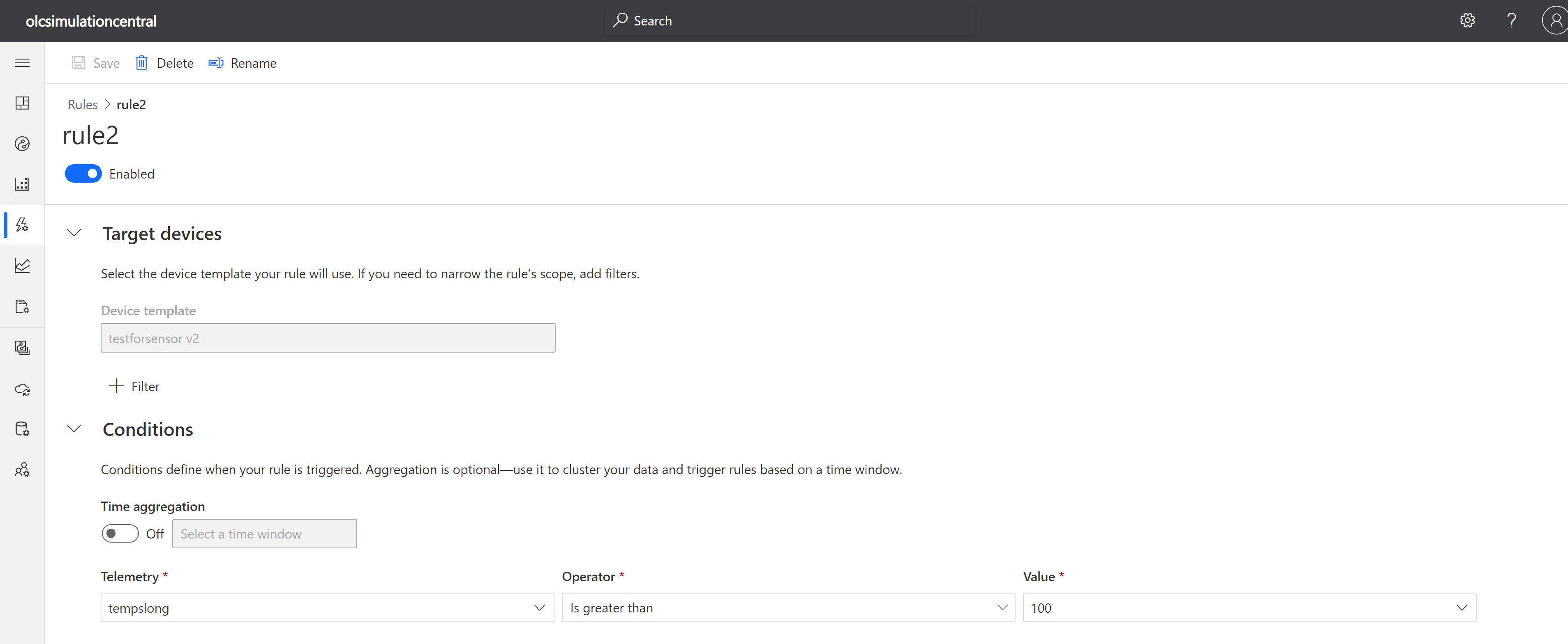 Why the rule not triggered in the IOT central? · Issue #1107 · Azure/azure-iot-sdk-java · GitHub