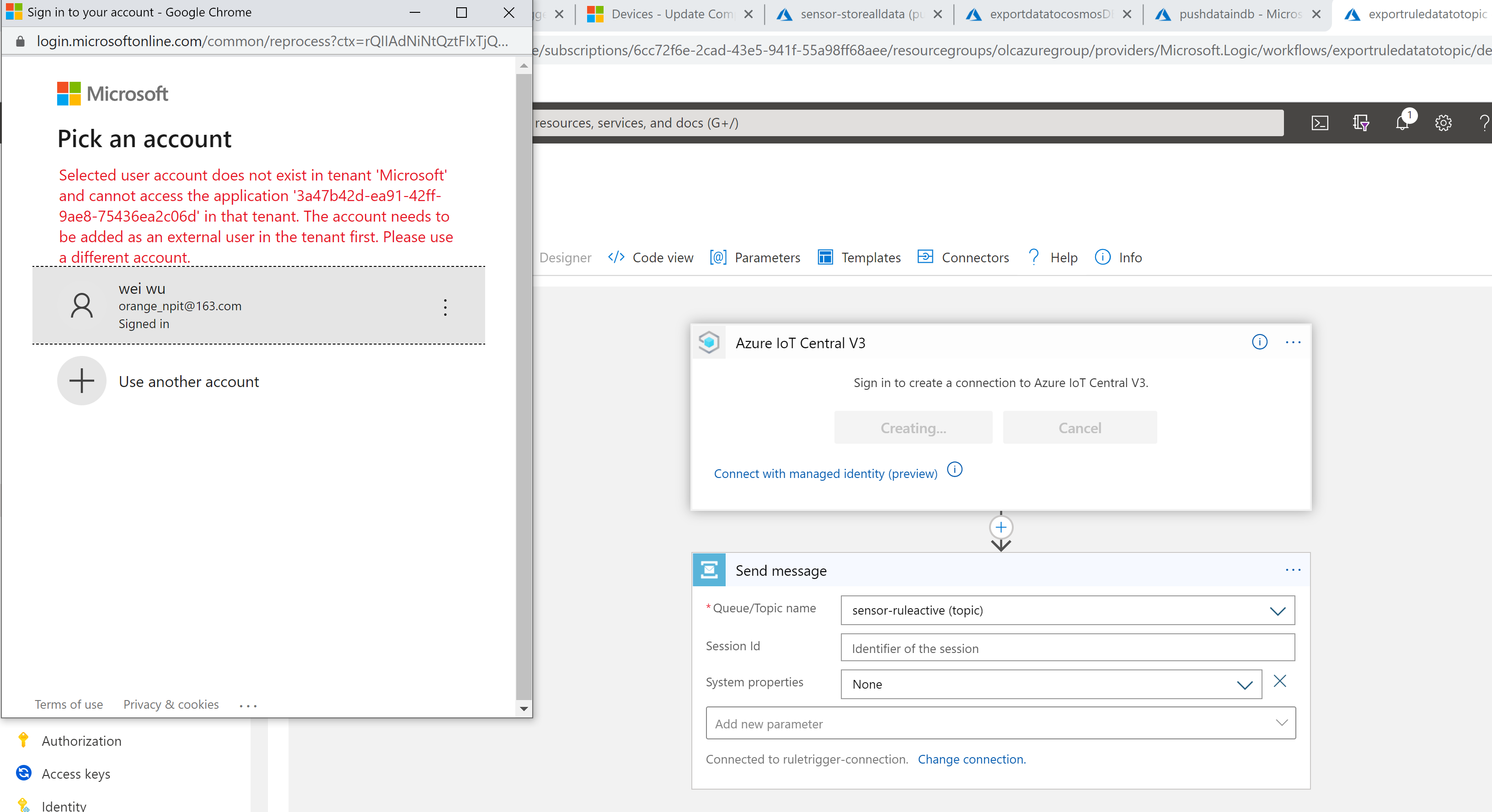 Why The Rule Not Triggered In The Iot Central · Issue 1107 · Azureazure Iot Sdk Java · Github 5859
