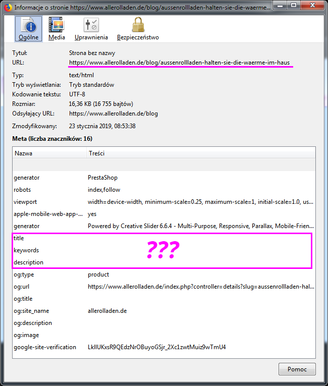 SmartBlog v2.2.0 - Prestashop 1.6 - Title & Meta-data problem · Issue ...