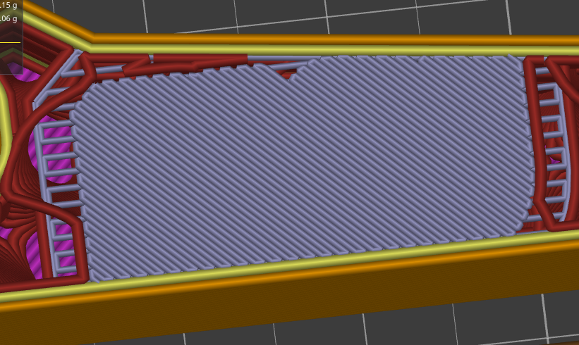 Internal bridge infill - extreme over extrusion and no apparent setting ...