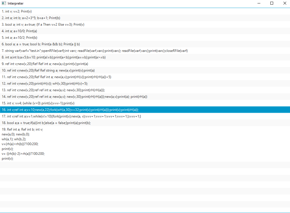 GitHub - ComanacDragos/ToyLanguageInterpreter
