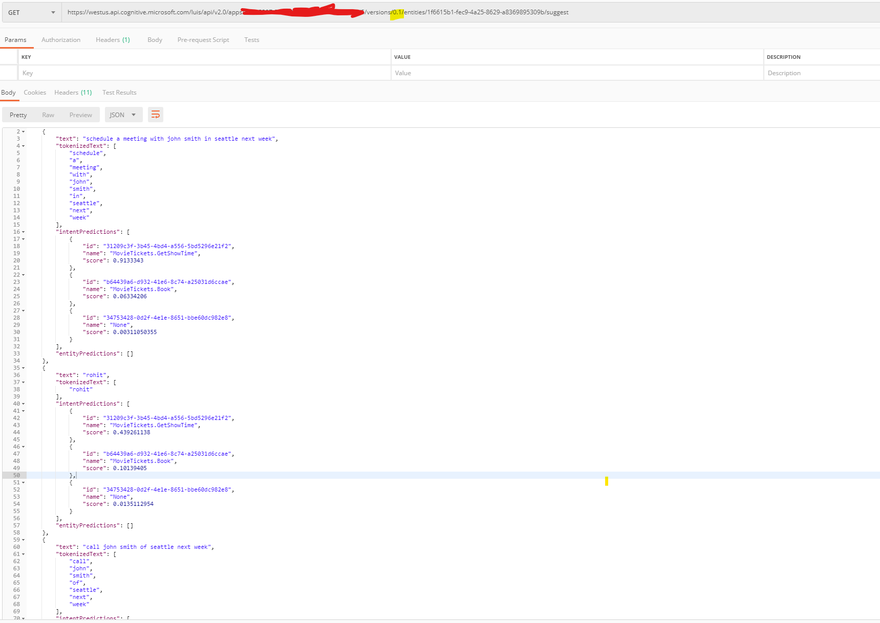 API Behavior different from LUIS Documentation · Issue #26246 · MicrosoftDocs/azure-docs · GitHub