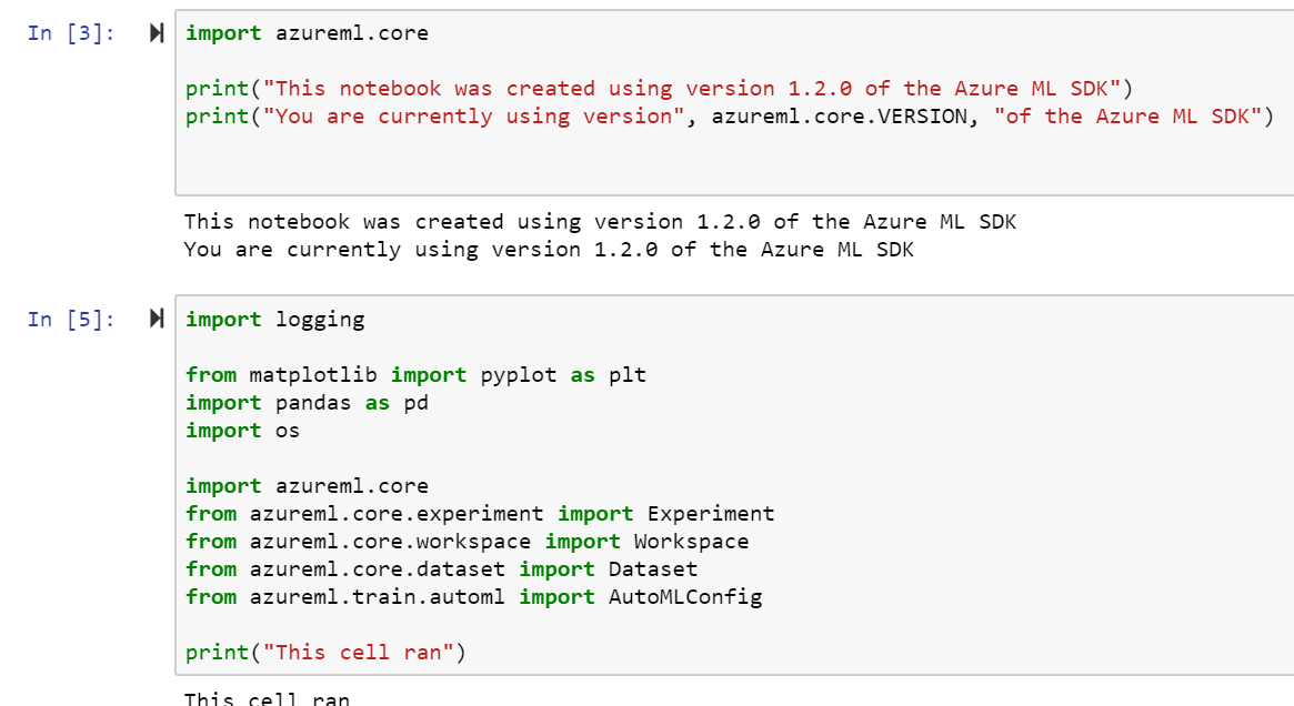 Experiment Importerror From Azureml · Issue 51868 · Microsoftdocsazure Docs · Github