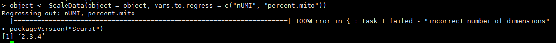 Error ScaleData(object = object, vars.to.regress = c("nUMI", "percent.mito")) · Issue #1306 ...