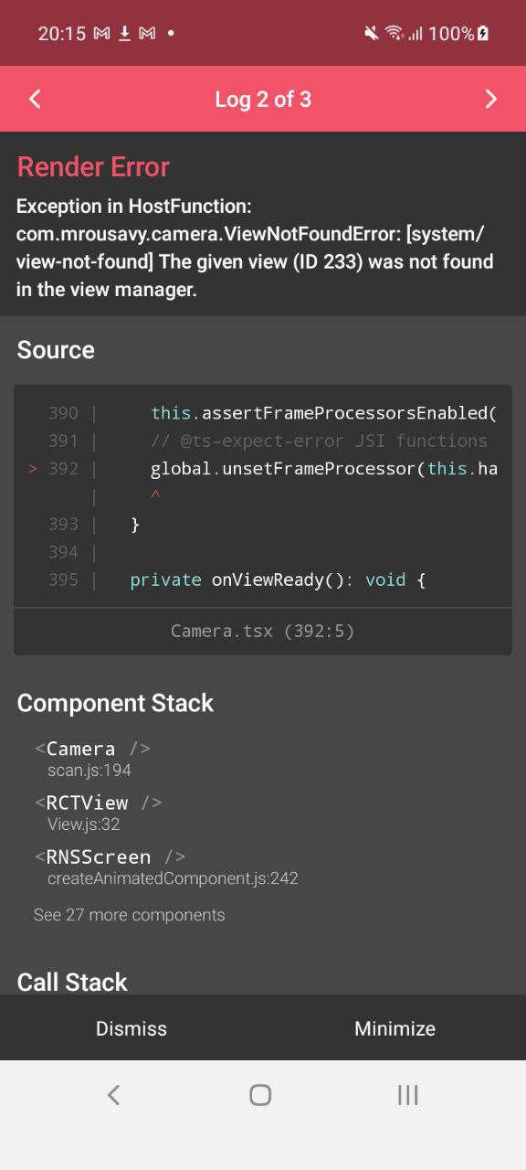 Android crashes every time, when I change global state or when I navigate away from navigator ...