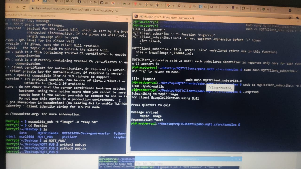 Segemntation Fault When Sending An Image · Issue 1128 · Eclipse Pahopahomqttc · Github
