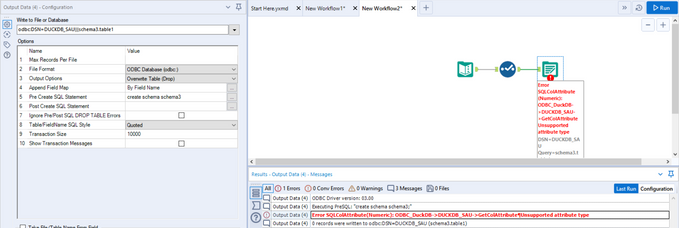 Unable To Insert Write Read With Alteryx Though Odbc · Issue 4051 · Duckdb Duckdb · Github