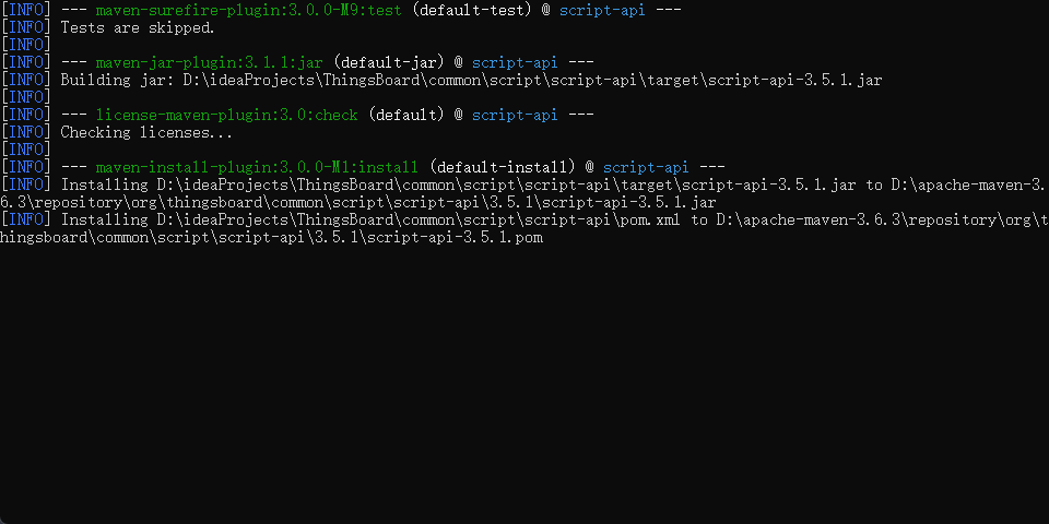 [Question] My local Maven compiler is stuck · Issue #9415 · thingsboard/thingsboard · GitHub