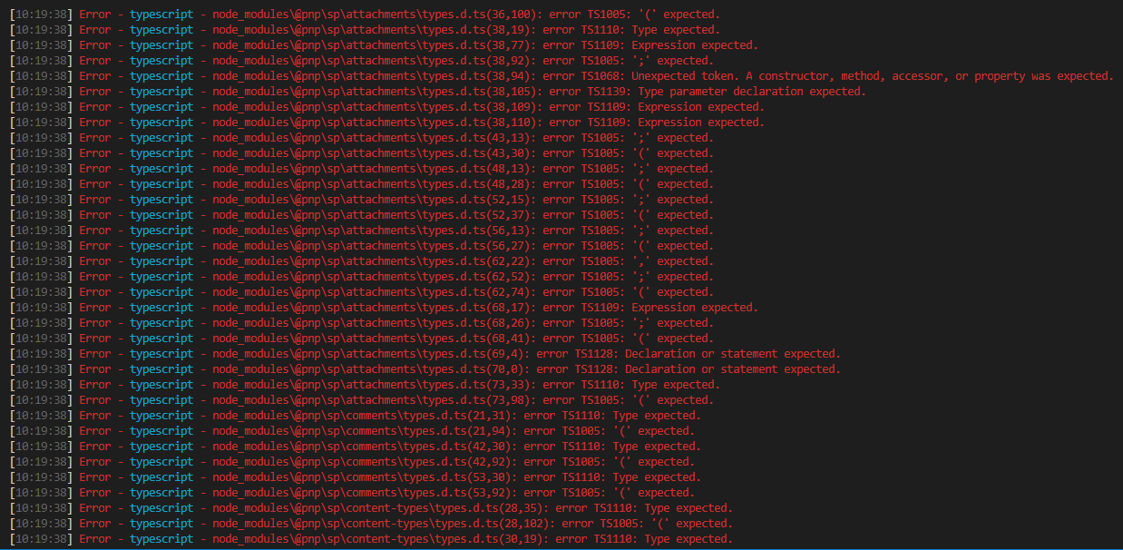Cant Use Pnpjs 20 Targeting Spfx 141 Spo And Sharepoint 2019 · Issue 978 · Pnppnpjs · Github