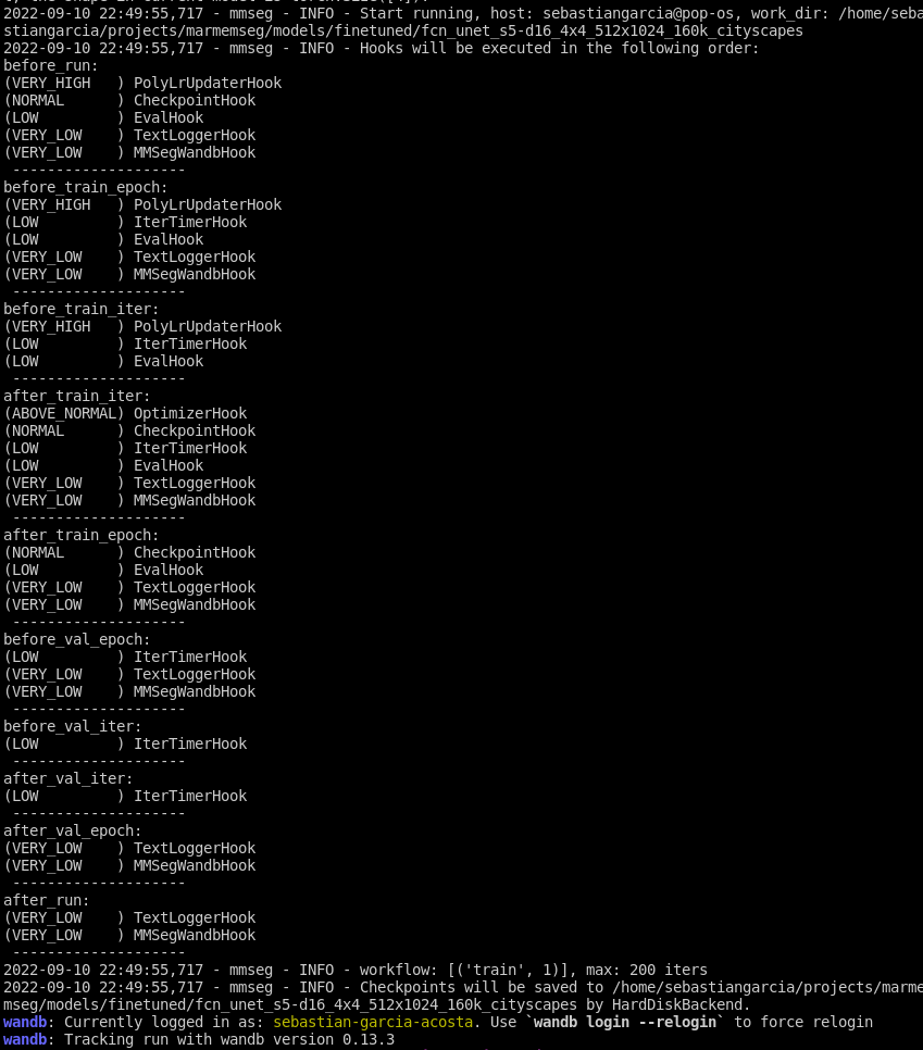 Validation metrics in MMSegWandbHook · Issue #2051 · open-mmlab/mmsegmentation · GitHub