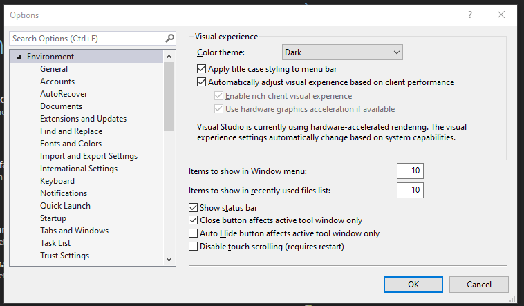 Tools Options Preview Features Doesn T Show In My Vs2017 Pro Version 15 9 28 · Issue 1263