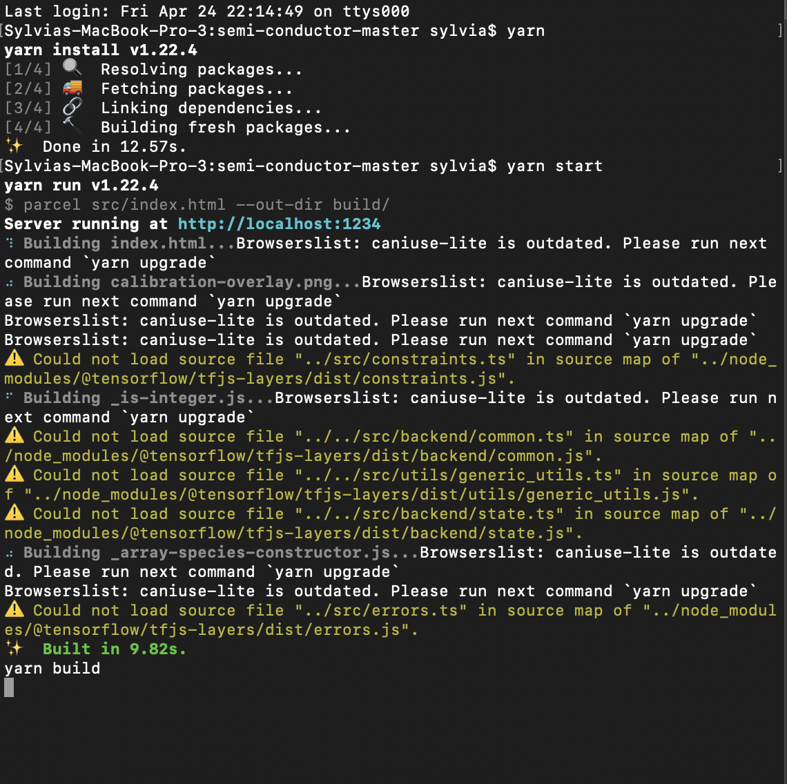 Could not run project in terminal · Issue #2 · googlecreativelab/semi ...