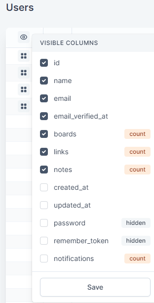 Column not shown: uuid · Issue #146 · beyondcode/invoker-community · GitHub