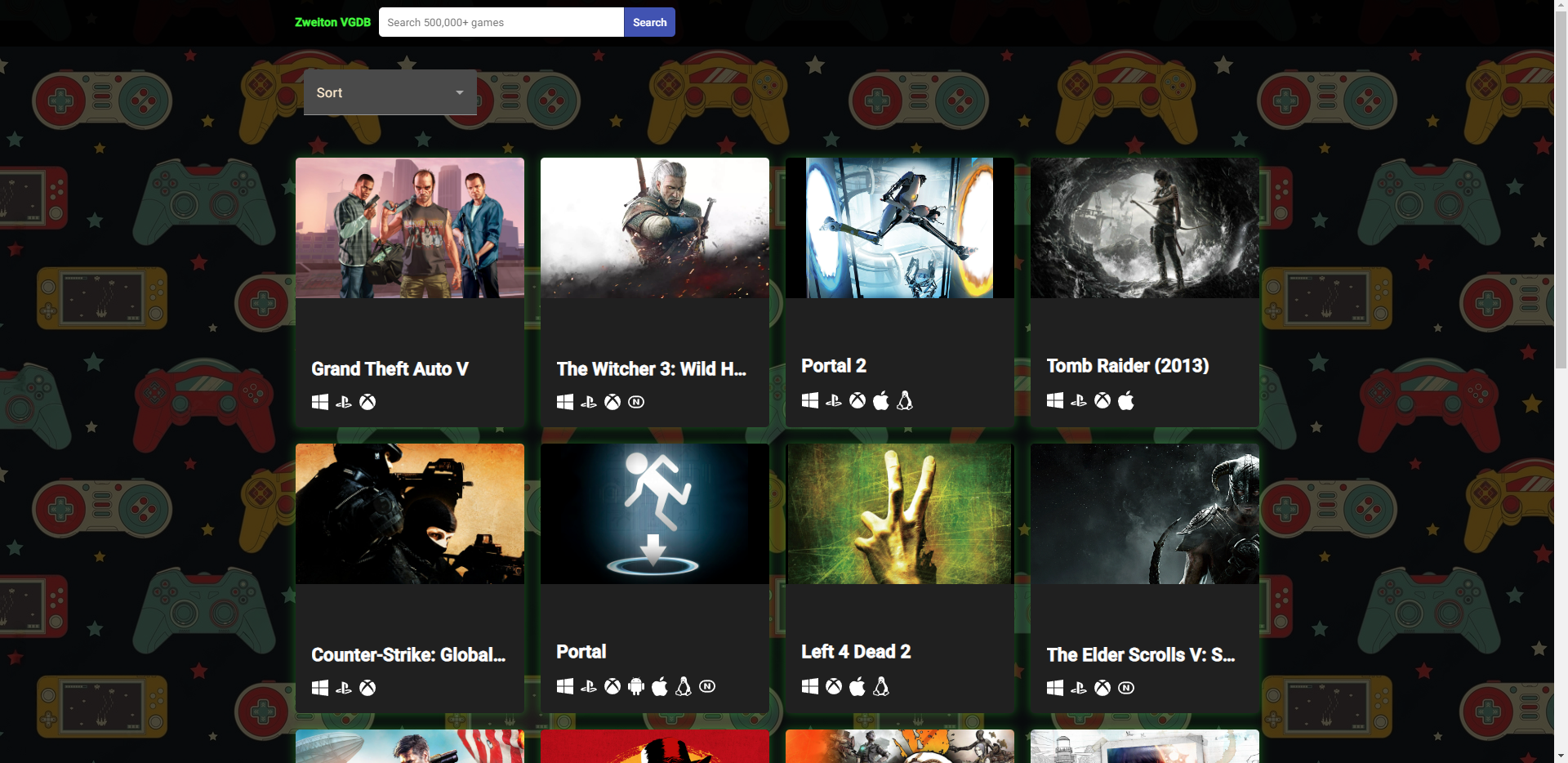 GitHub - Jogira/ng-video-game-db: Angular app to show a simple and sleek video game database ...