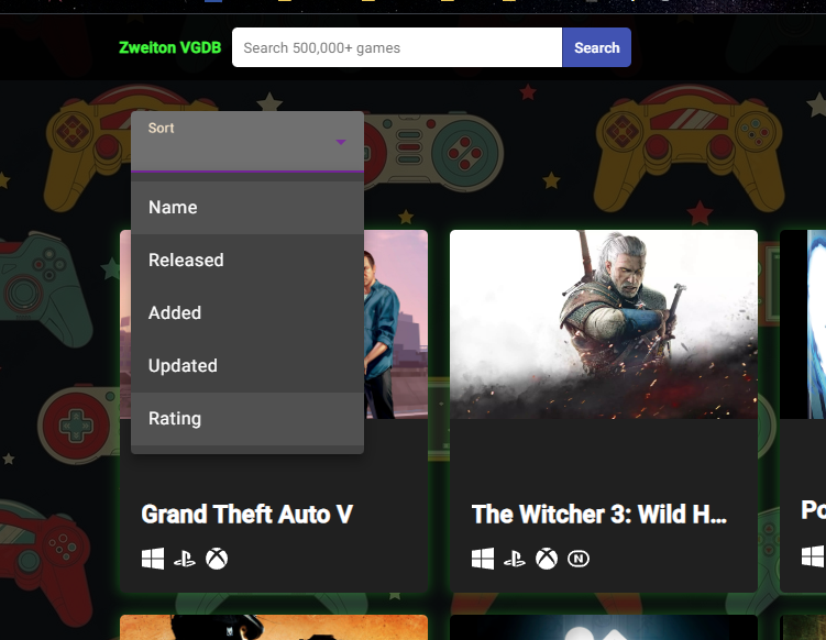 GitHub - Jogira/ng-video-game-db: Angular app to show a simple and sleek video game database ...