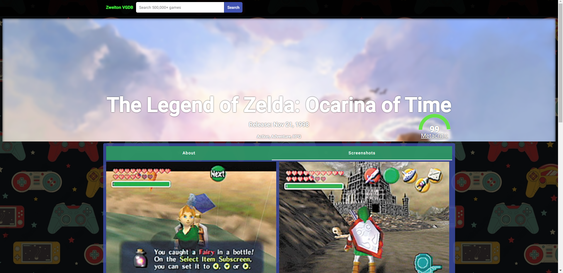 GitHub - Jogira/ng-video-game-db: Angular app to show a simple and ...