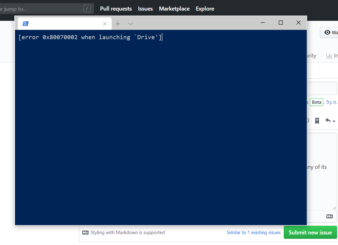 Error with Google Drive · Issue #5 · kerol2r20/Windows-terminal-context-menu · GitHub